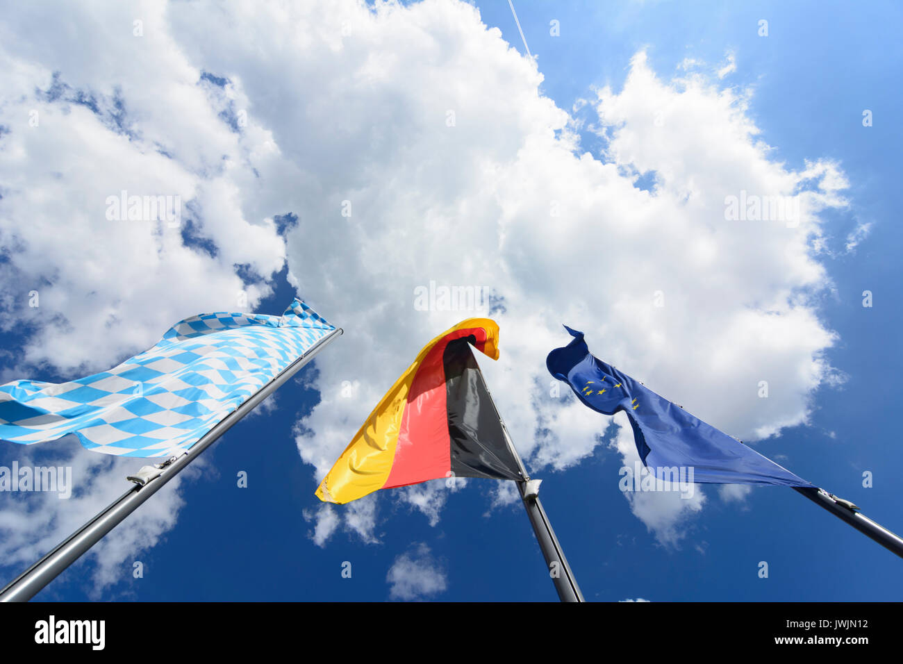 Bayern munich flag hi-res stock photography and images - Alamy