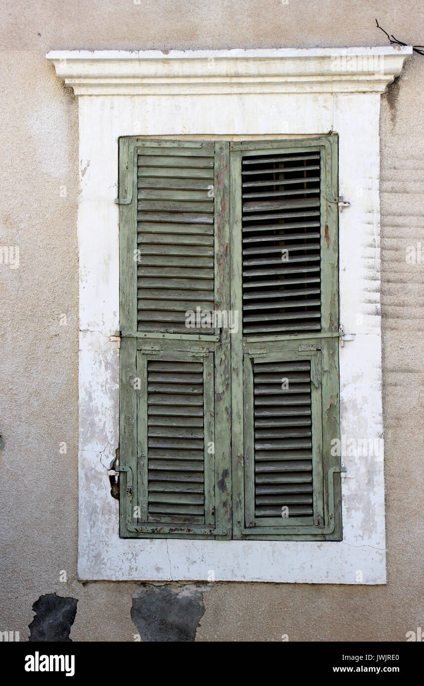Old Windows and Shutters Stock Photo - Alamy