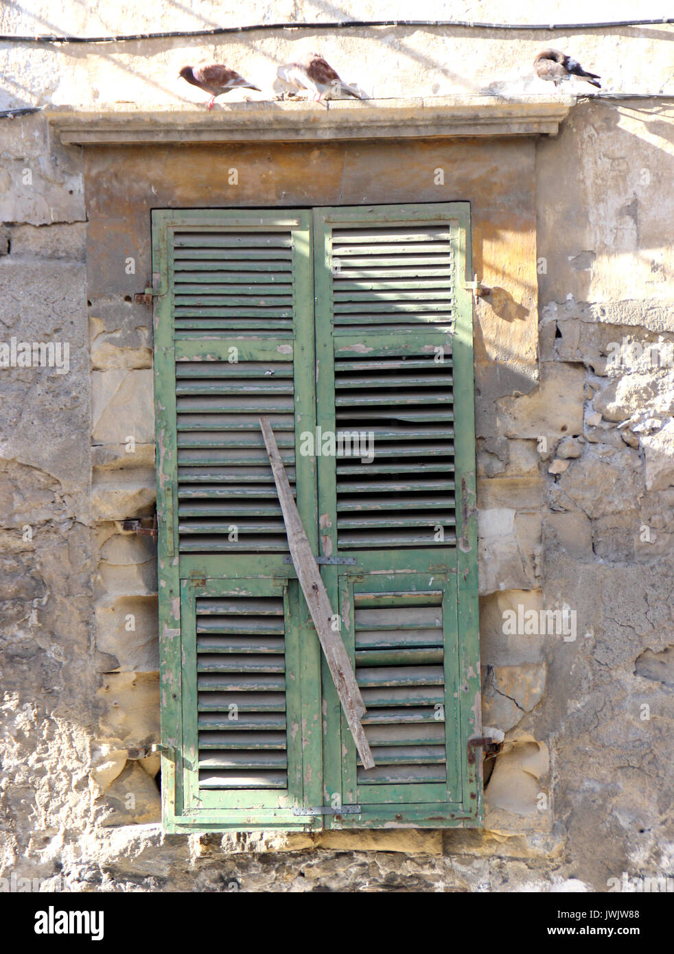 Old Windows and Shutters Stock Photo - Alamy