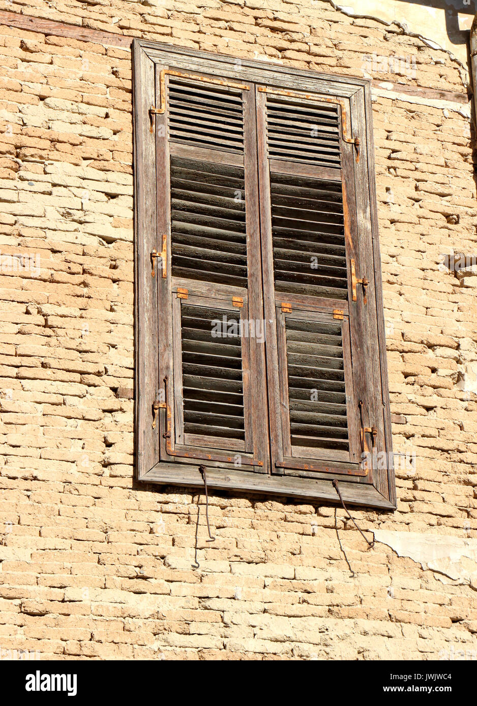 Old Windows and Shutters Stock Photo - Alamy