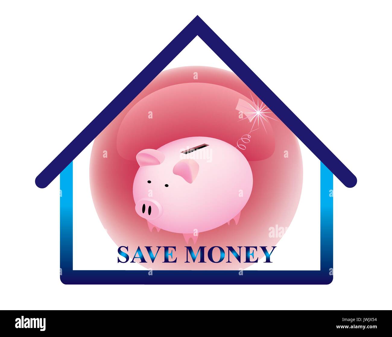 Saving money - piggy banks isolated Stock Vector Image & Art - Alamy