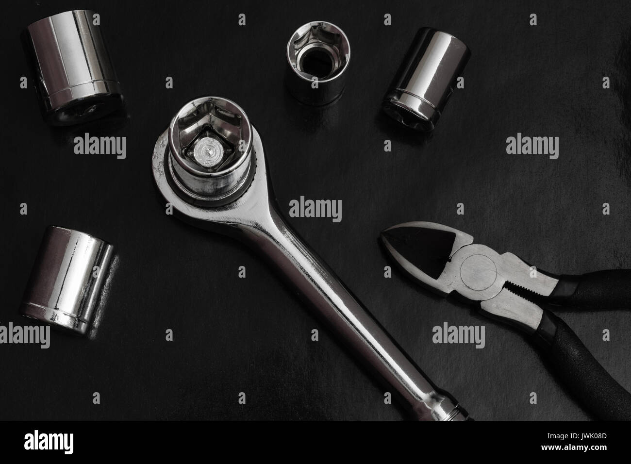 Silver sockets hi-res stock photography and images - Alamy