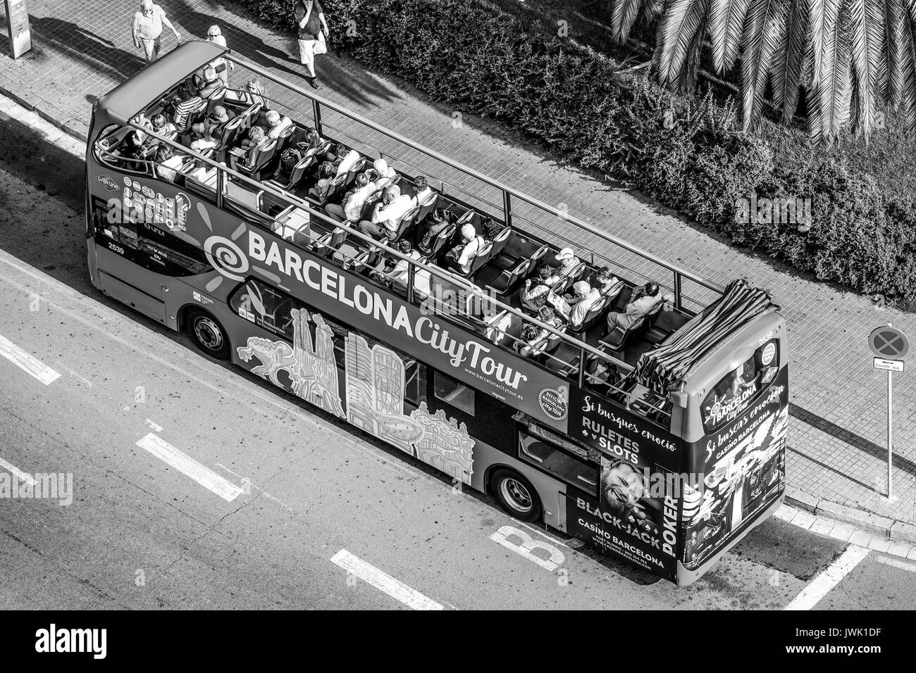 Barcelona aerial view hi-res stock photography and images - Alamy