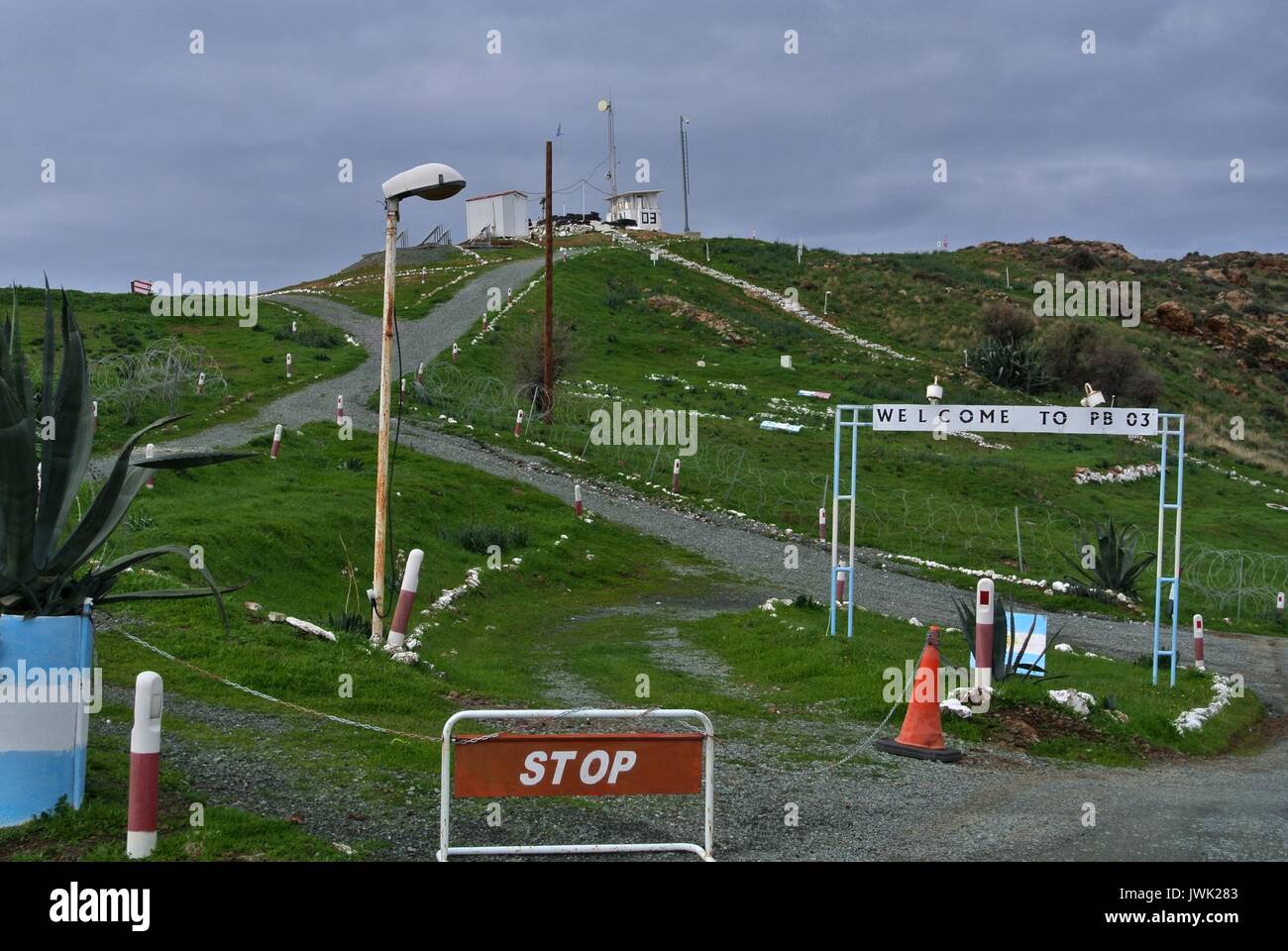Cypriot street name hi-res stock photography and images - Alamy