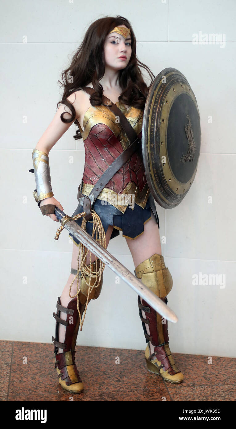 At the annual comic con at the dublin convention centre hi-res stock ...