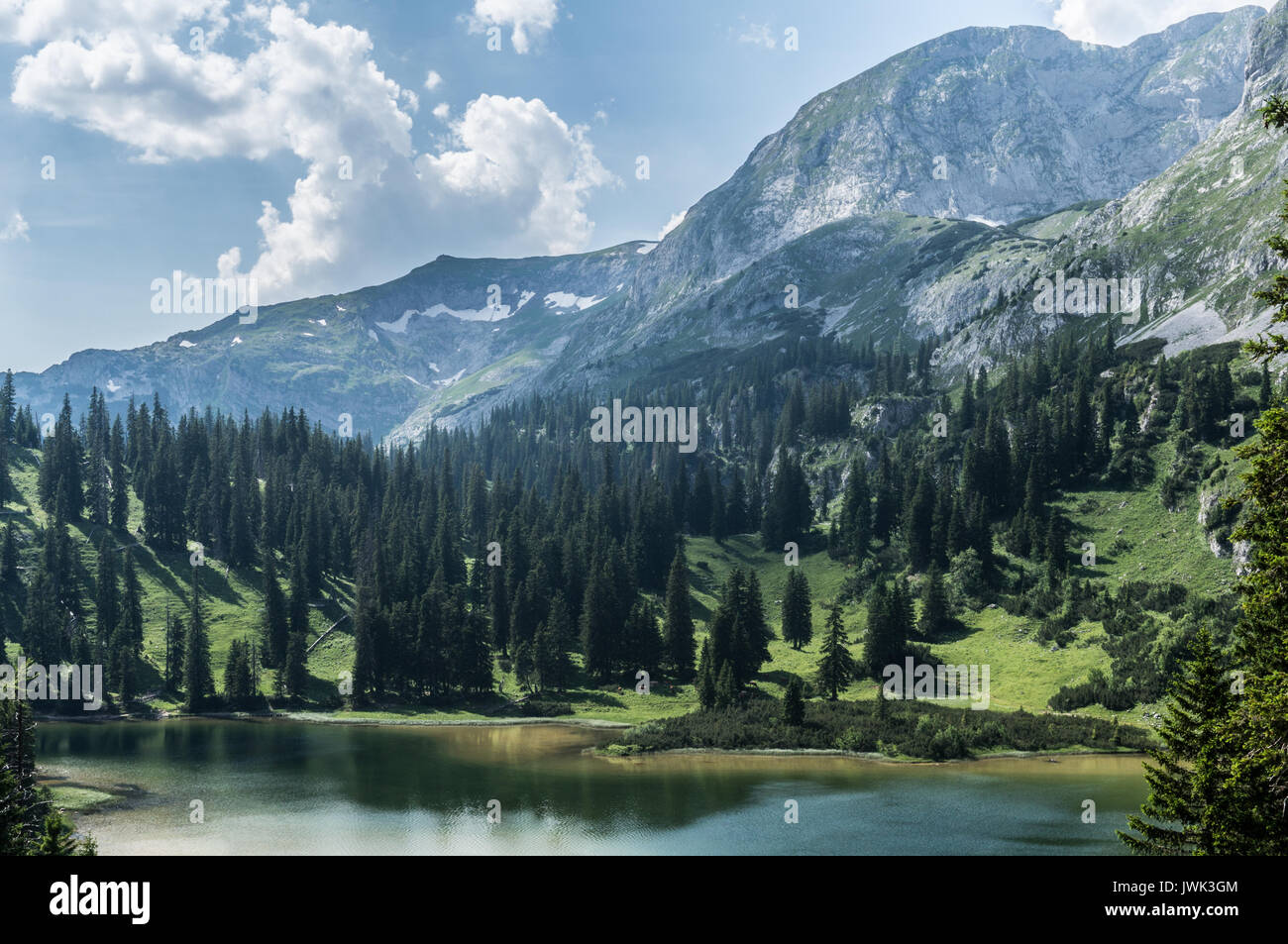 Wonderful alpine lake Stock Photo - Alamy