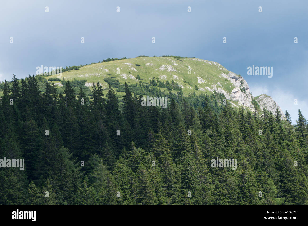 Alpine plateau basked by the late afternoon sun Stock Photo - Alamy