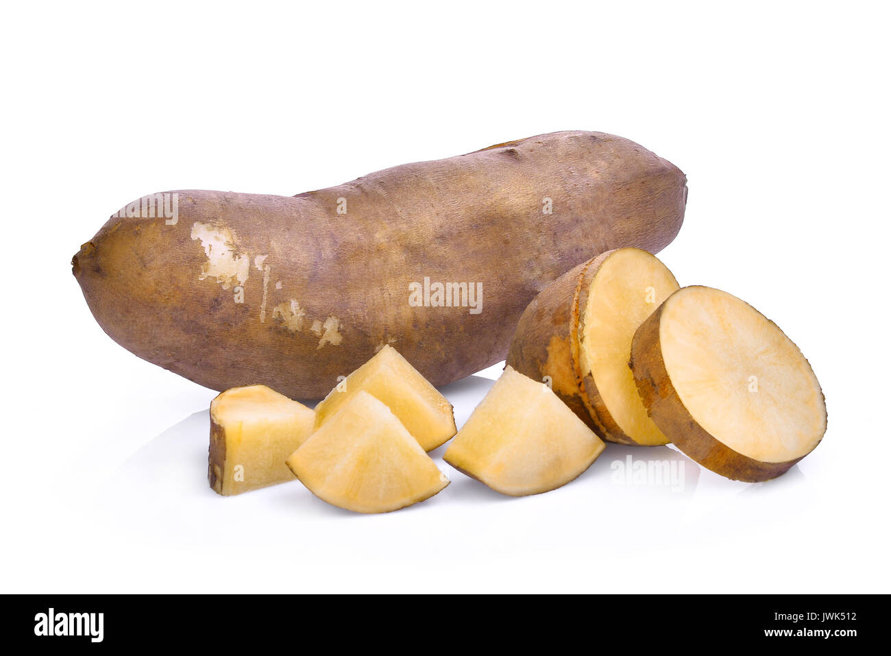 smallanthus sonchifolius (yacon),snow lotus isolated on white ...