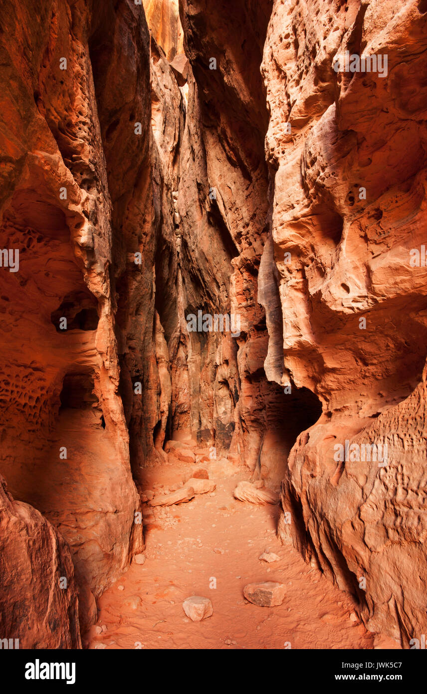 Slot Canyon, Snow Canyon State Park, St. George, Utah, Sandstone ...