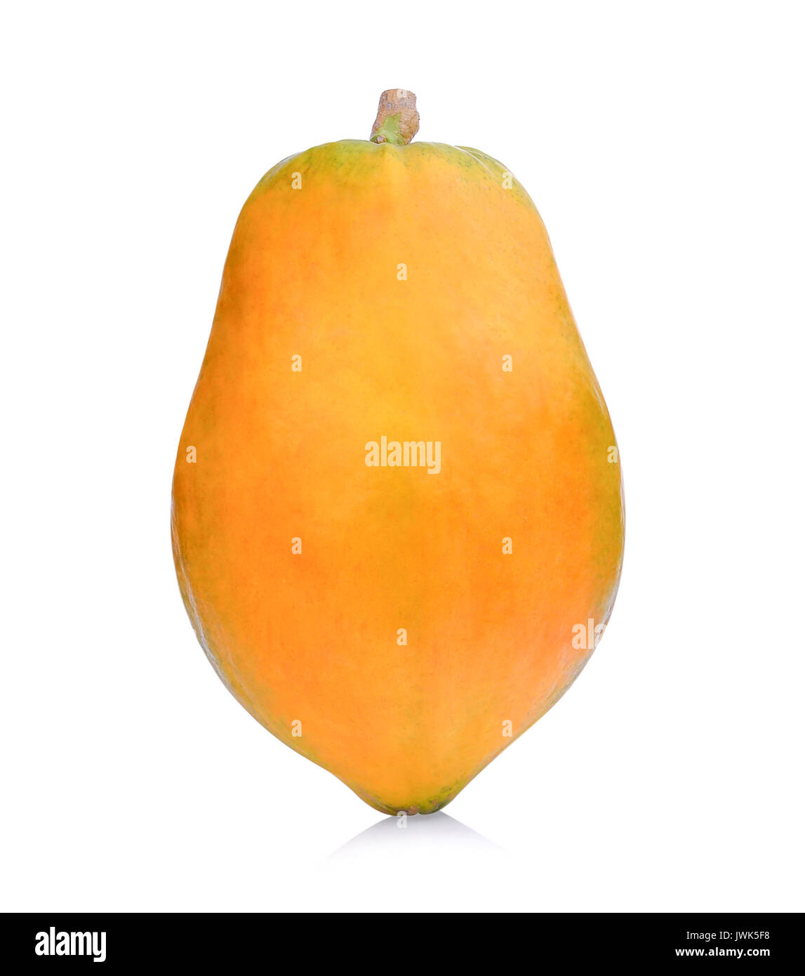 fresh papaya isolated on white background Stock Photo - Alamy