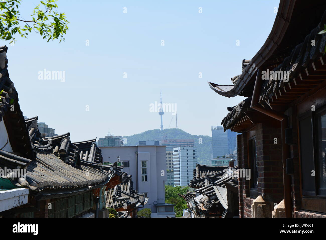 N-Tower, street view. South Korea Stock Photo - Alamy