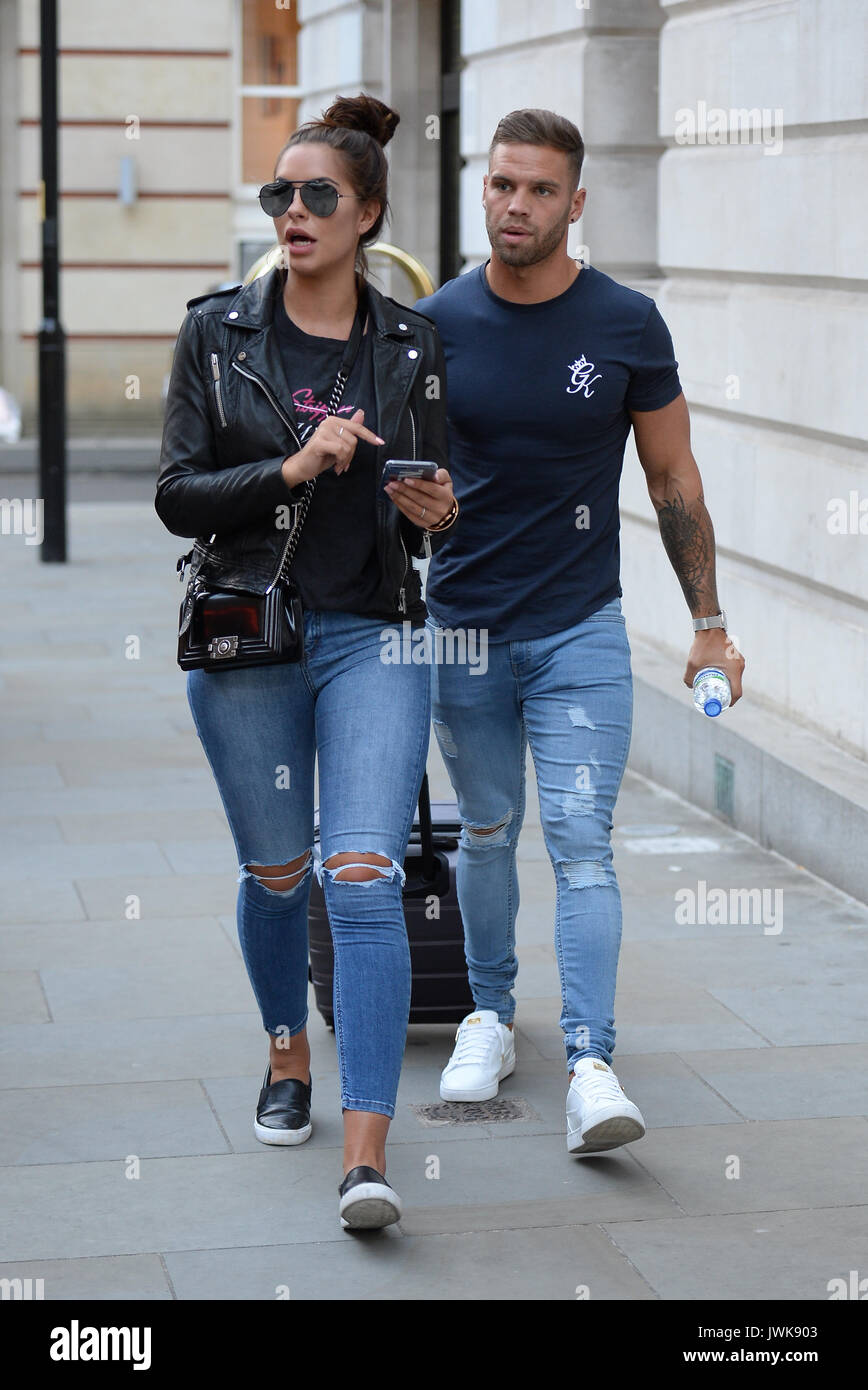 Love Island Couple Jessica Shears and Dominic Lever spotted arriving ...
