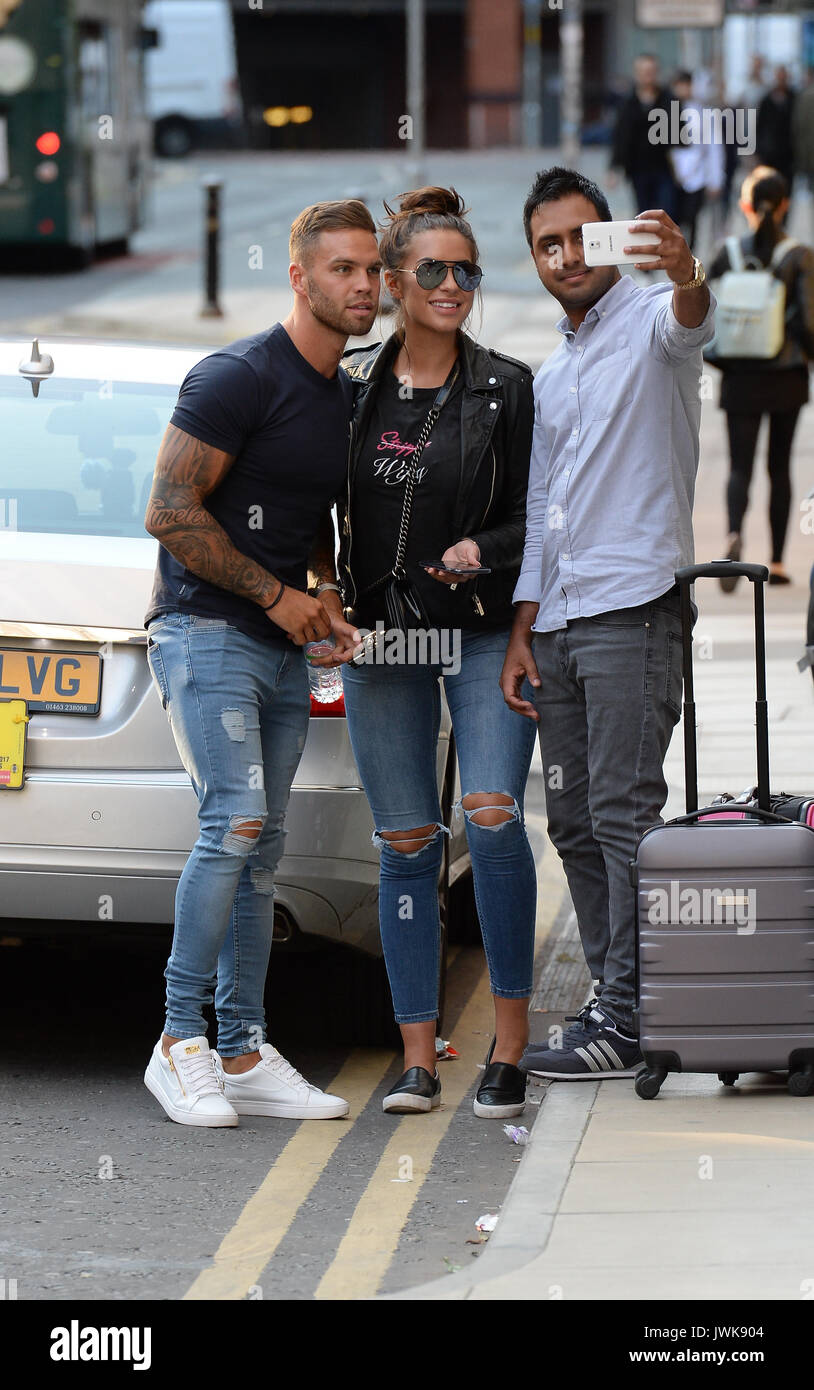 Love Island Couple Jessica Shears and Dominic Lever spotted arriving ...
