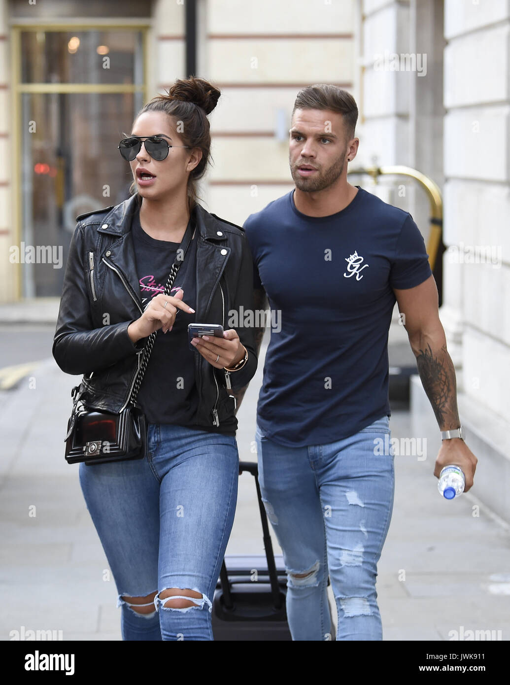 Love Island Couple Jessica Shears and Dominic Lever spotted arriving ...