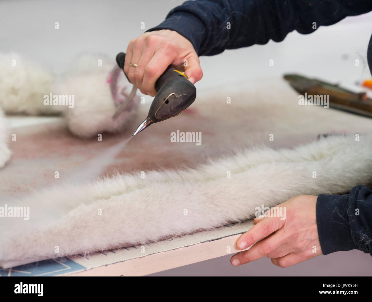 Workflow and making the animals fur patterns Stock Photo - Alamy