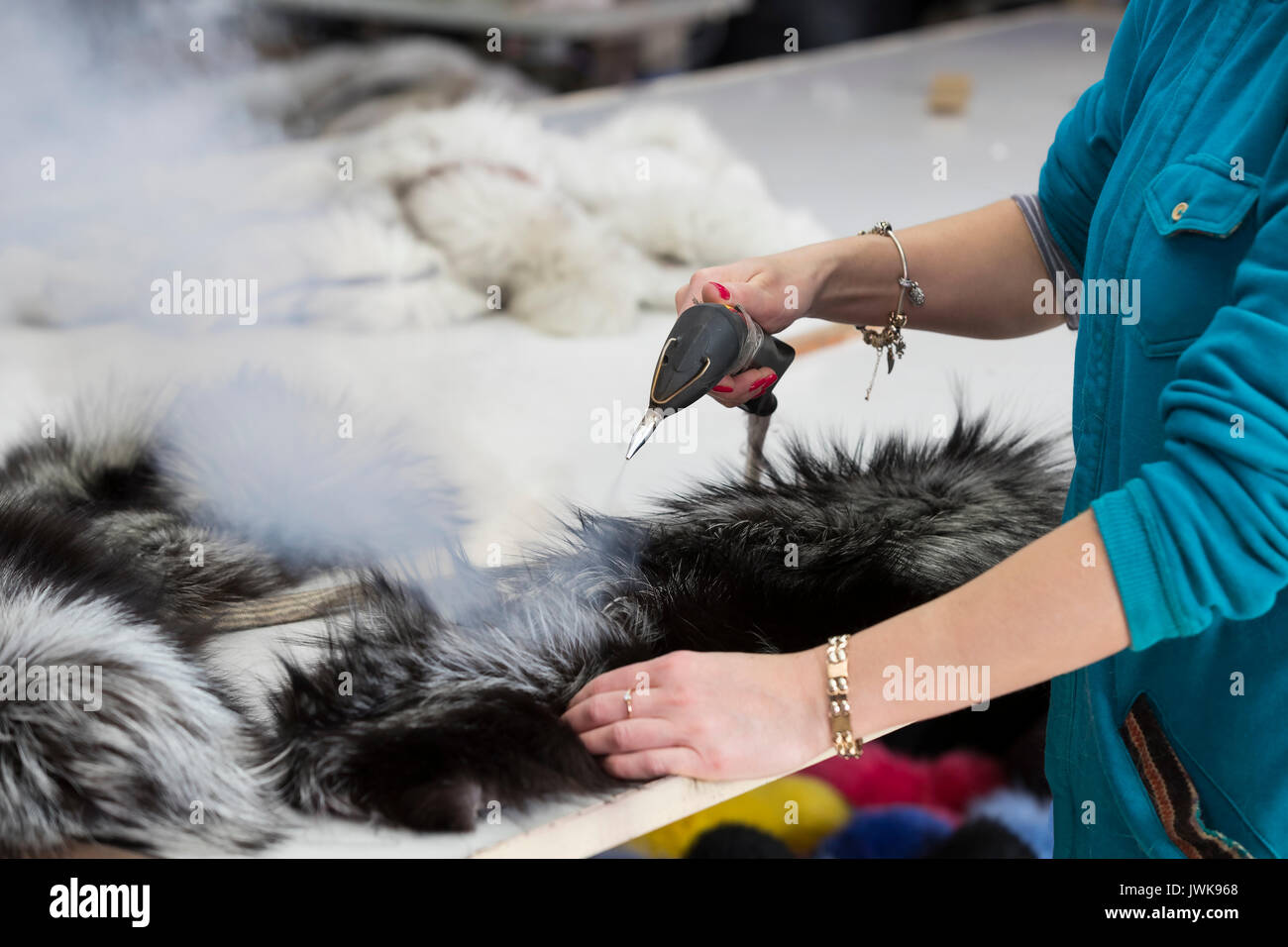 Workflow and making the animals fur patterns Stock Photo - Alamy