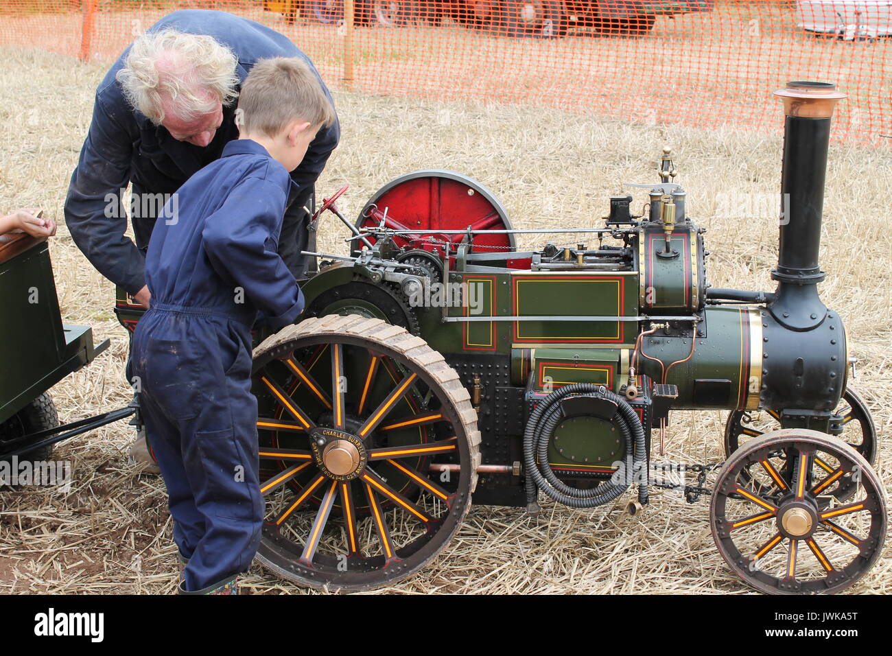 Helping Granddad and getting oily working together on miniature ...