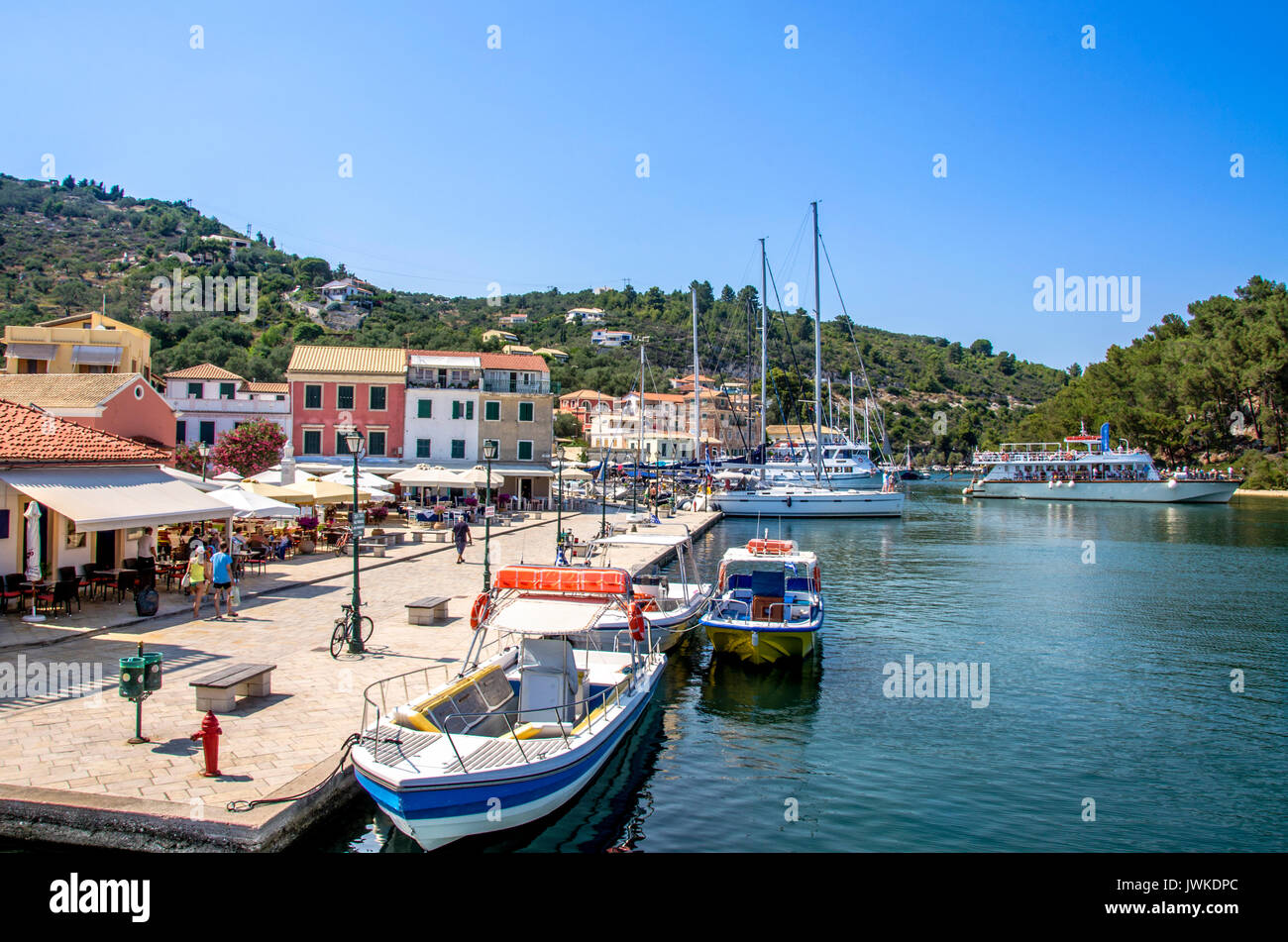 Gaios - Paxos Island - Greece Stock Photo - Alamy