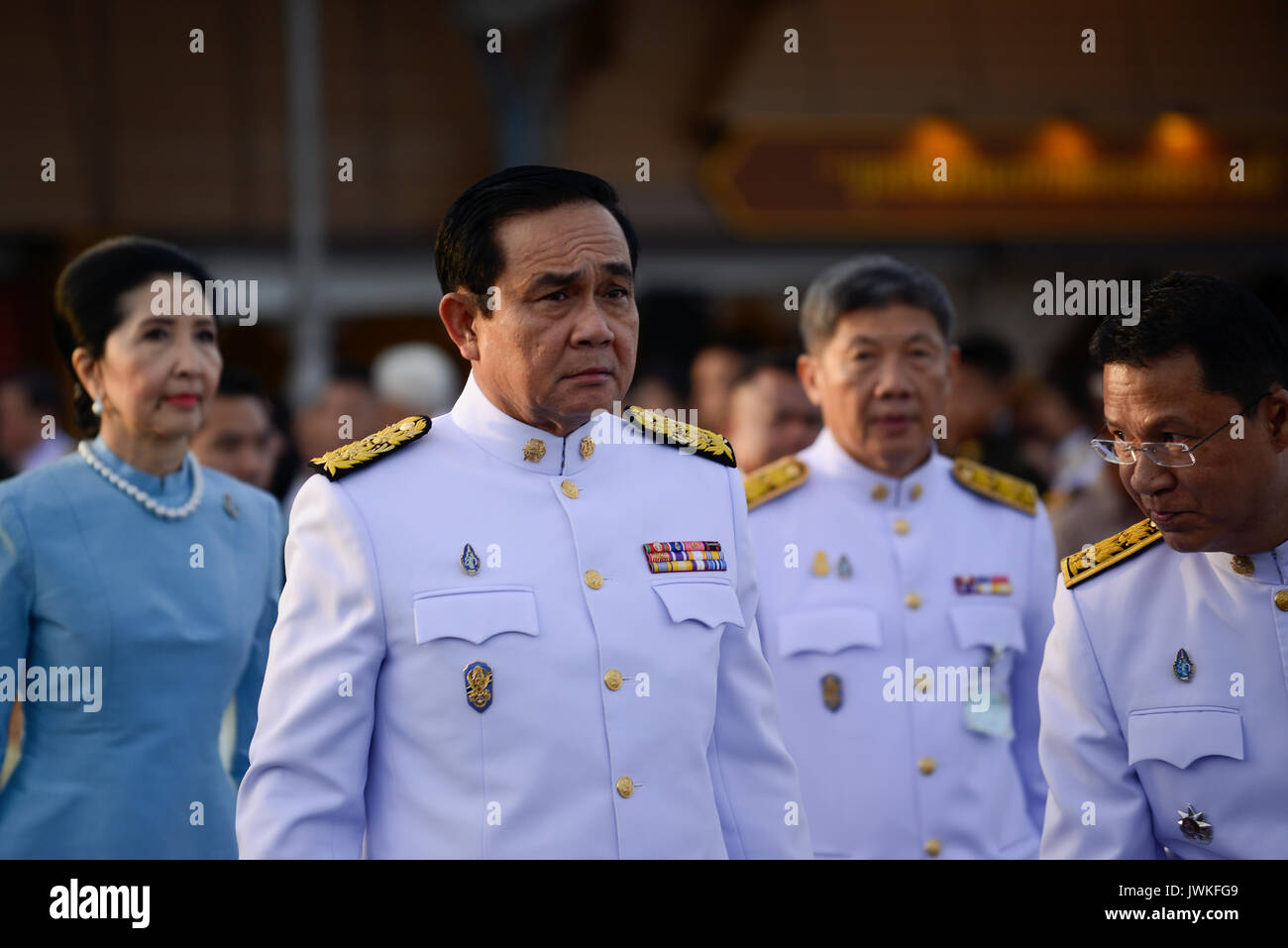 Bangkok, Thailand. 12th Aug, 2017. Thai Prime Minister Prayuth Chan-O ...