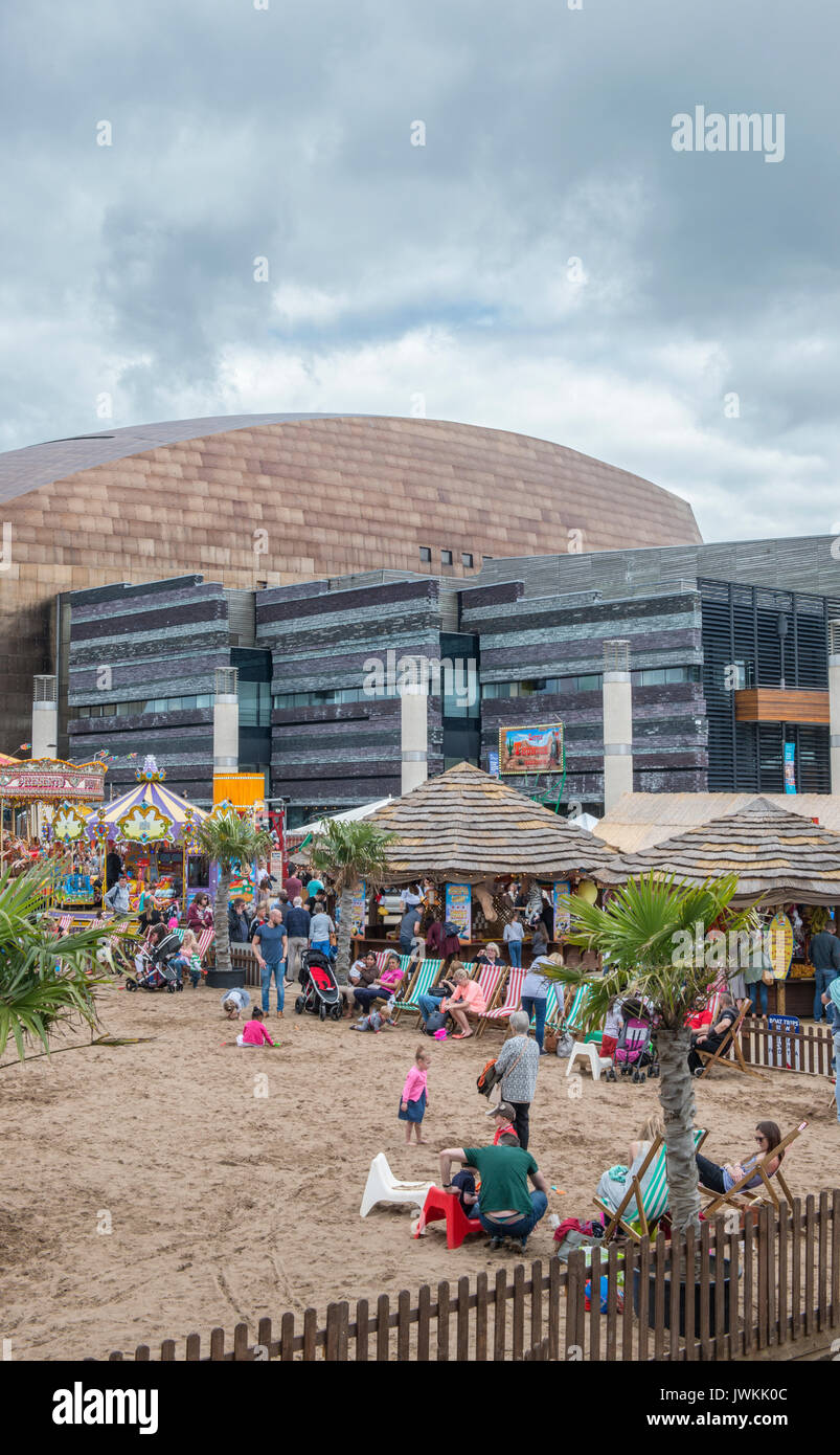 Cardiff bay beach hi-res stock photography and images - Alamy