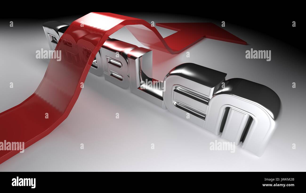 Red arrow jumping over the problem Stock Photo - Alamy