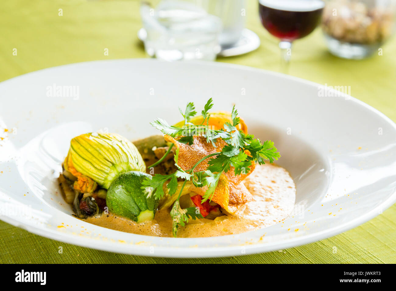 Gourmet lunch in France Stock Photo - Alamy