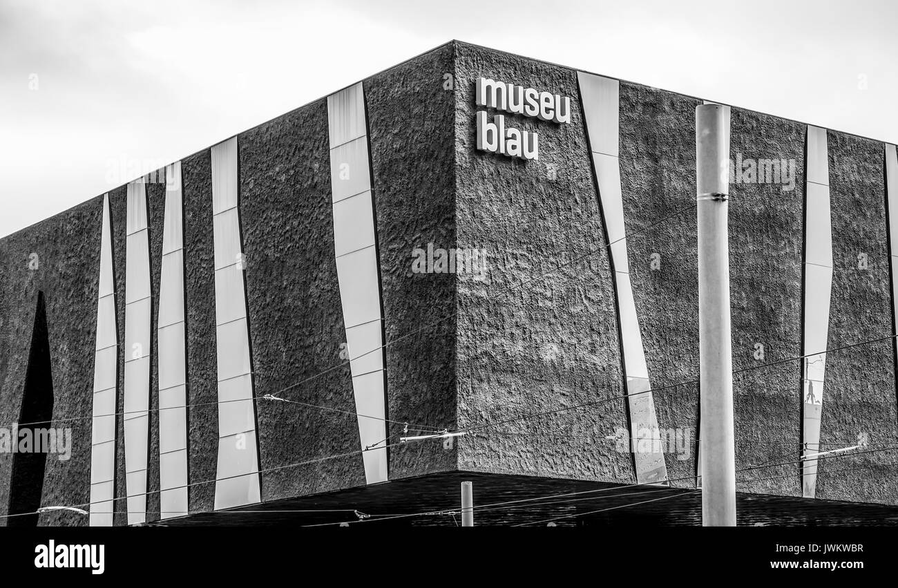 Famous Museu Blau in Barcelona - natural science museum - BARCELONA ...