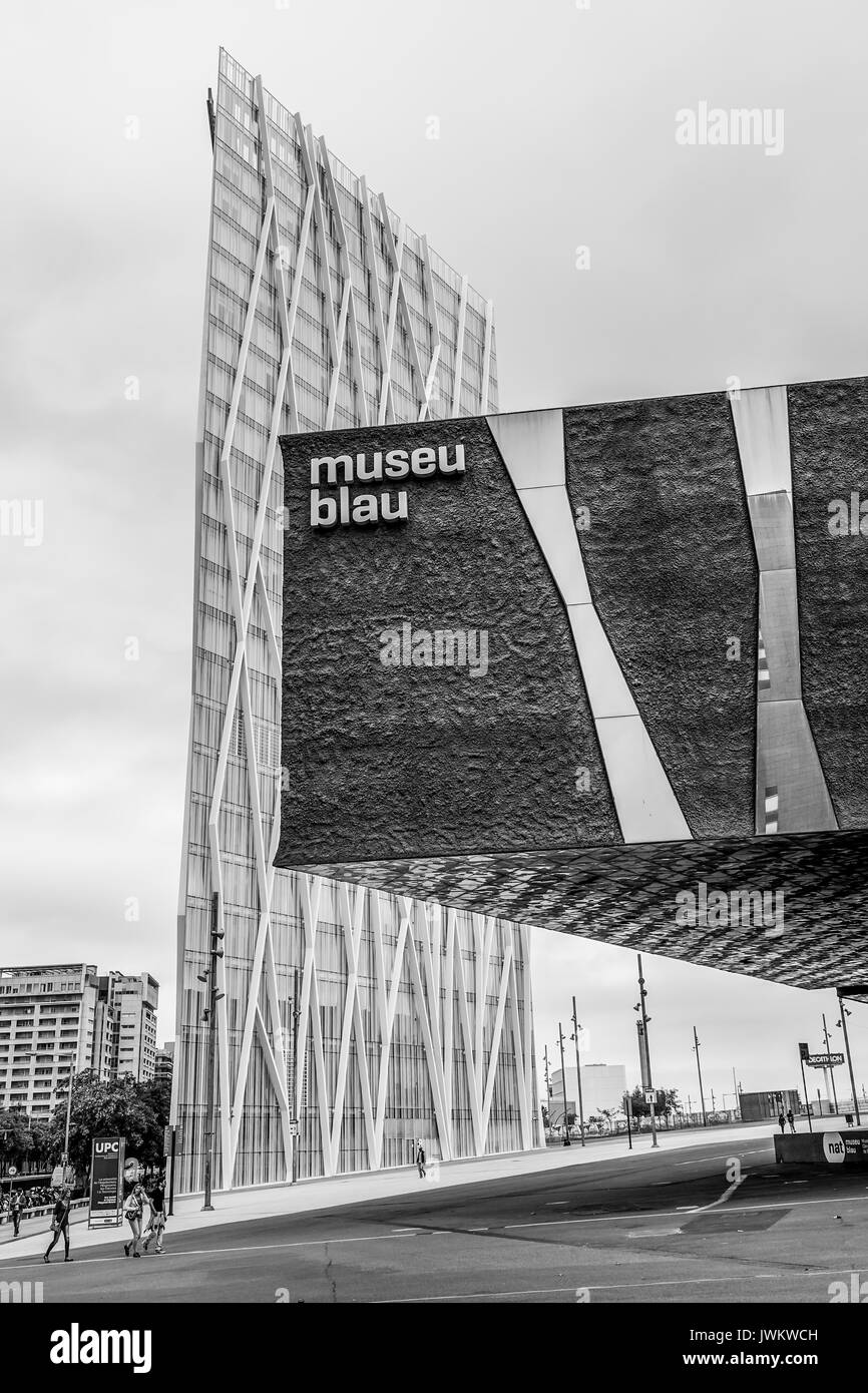 The Natural Science museum in Barcelona called Museu Blau - BARCELONA ...