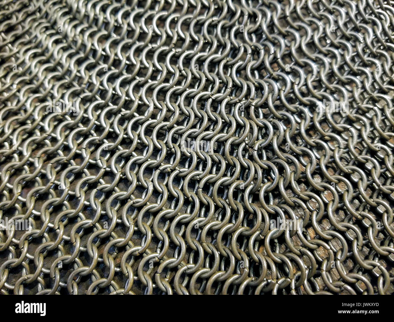 close up of medieval chain mail Stock Photo - Alamy