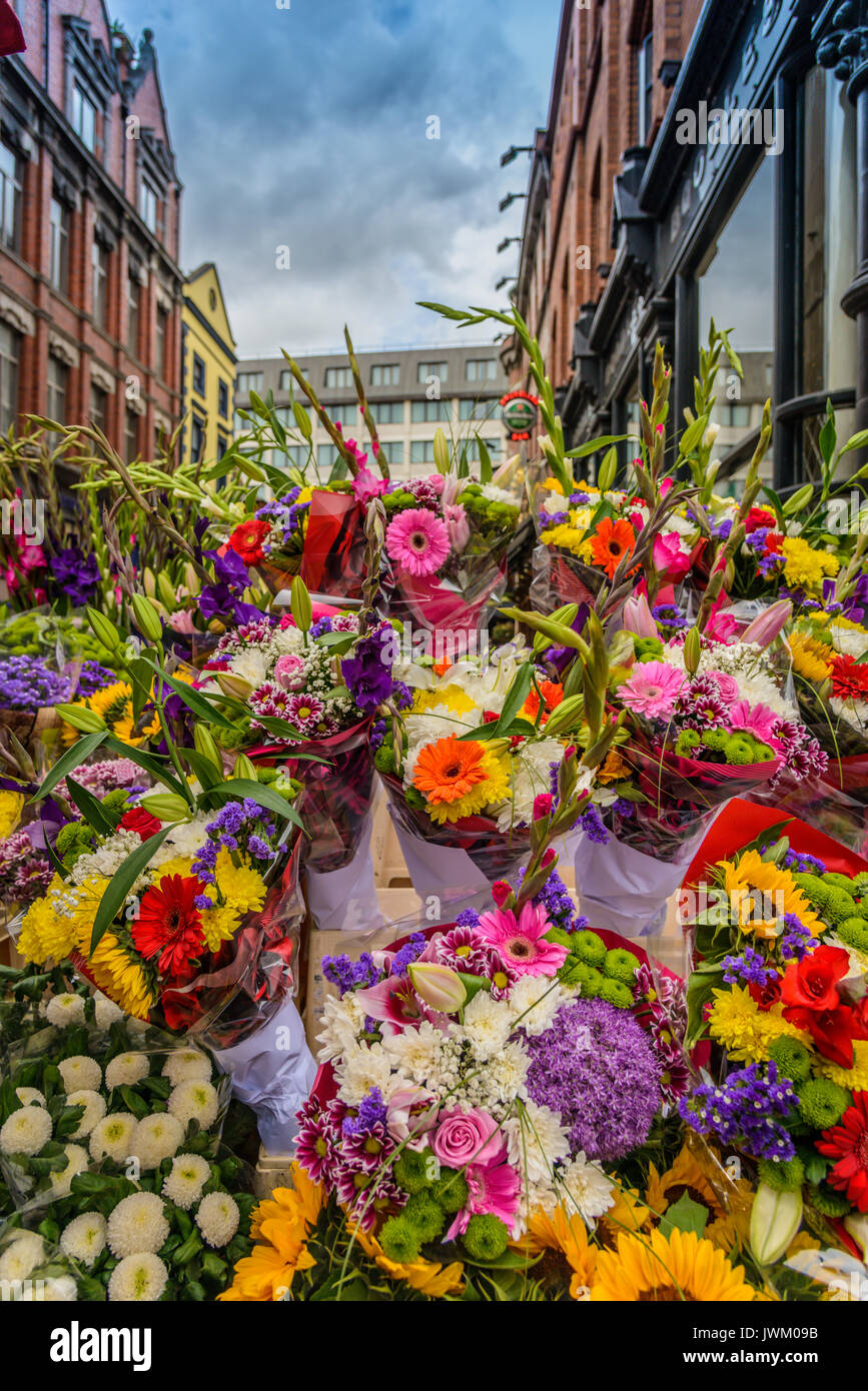 Grafton street flower market hi-res stock photography and images - Alamy