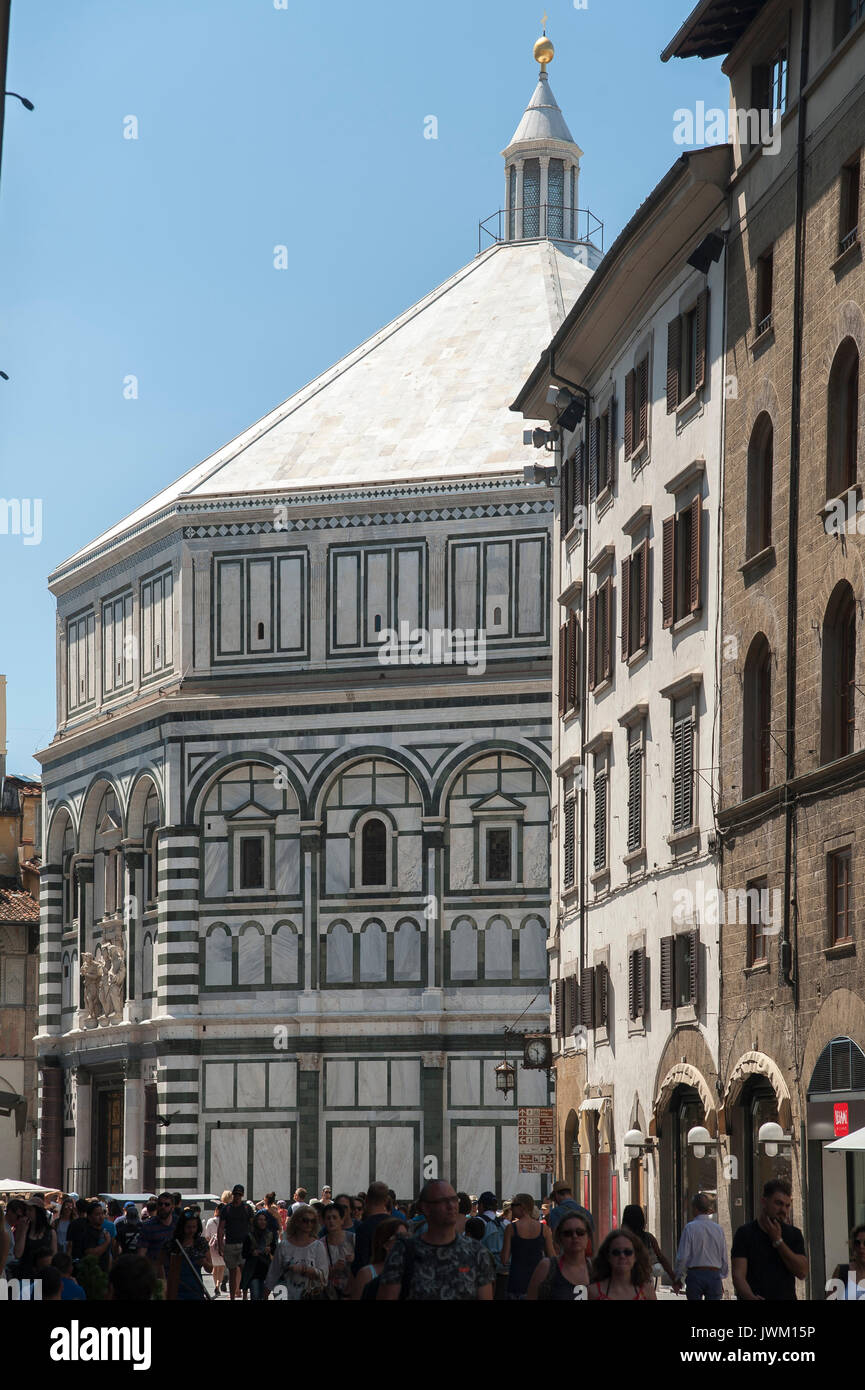 Romanesque Battistero di San Giovanni (Baptistery of Saint John) on ...