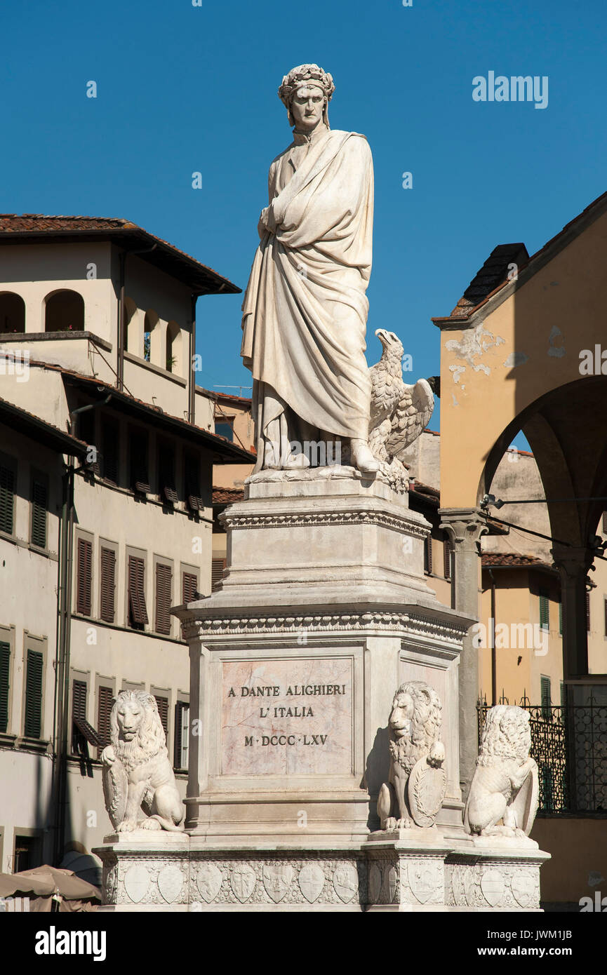 Dante aligheri statue hi-res stock photography and images - Alamy