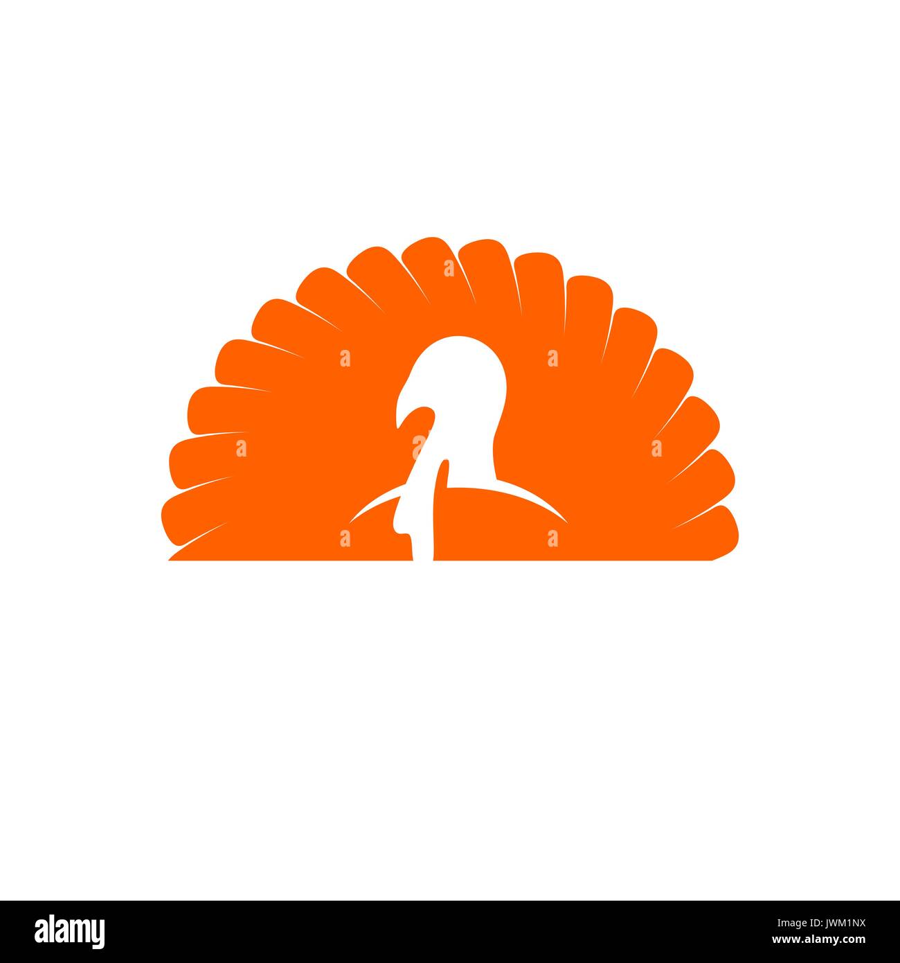 Logo and symbol of a turkey for Thanksgiving Stock Vector Image & Art ...