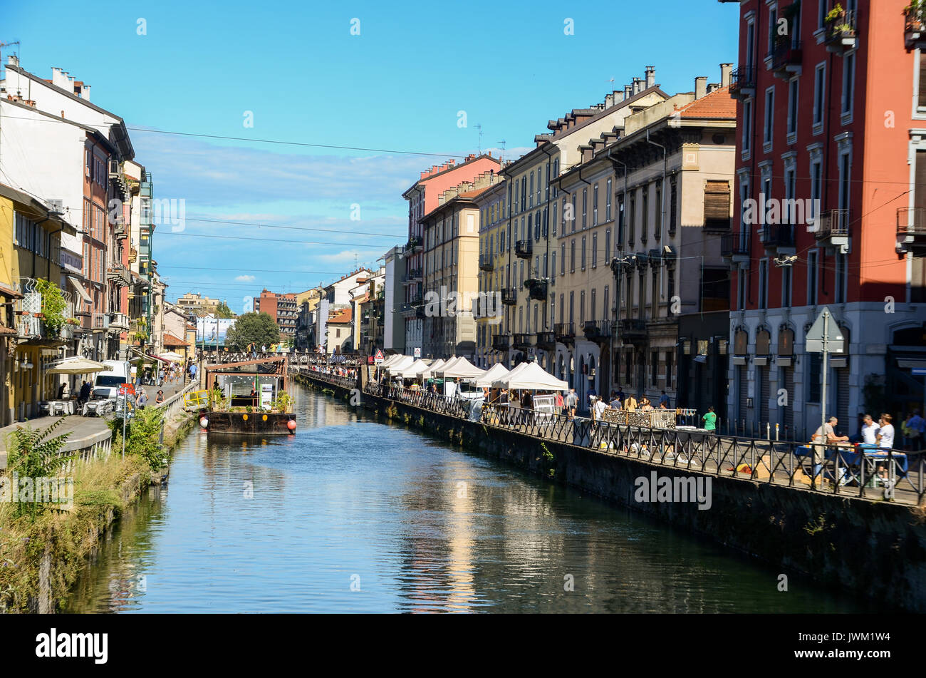 Navigli district hi-res stock photography and images - Alamy