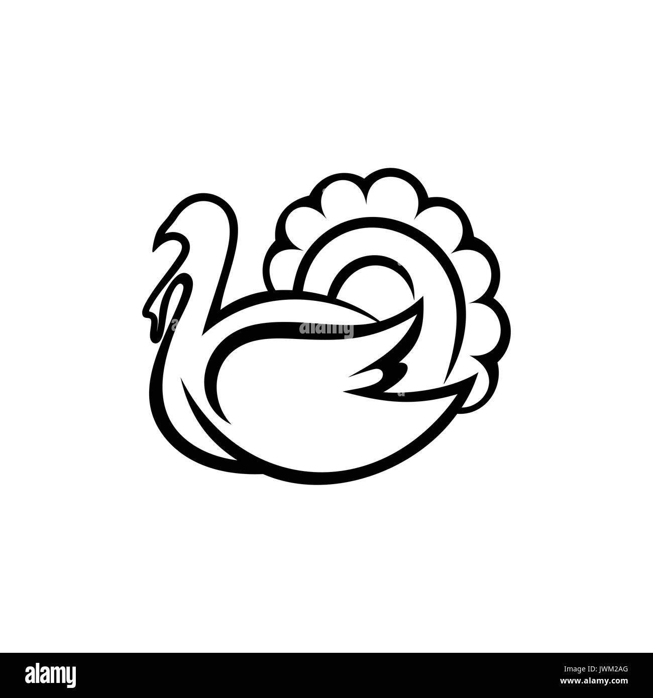Logo and symbol of a turkey for Thanksgiving Stock Vector Image & Art ...