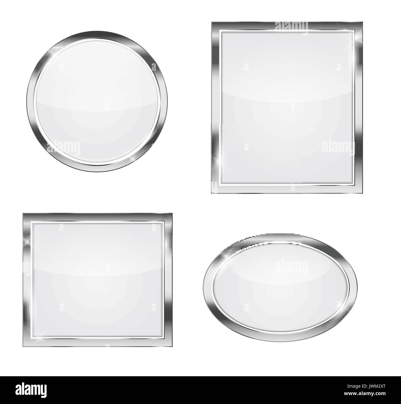 Glass Transparency Frame Vector Illustration Stock Vector Image & Art ...