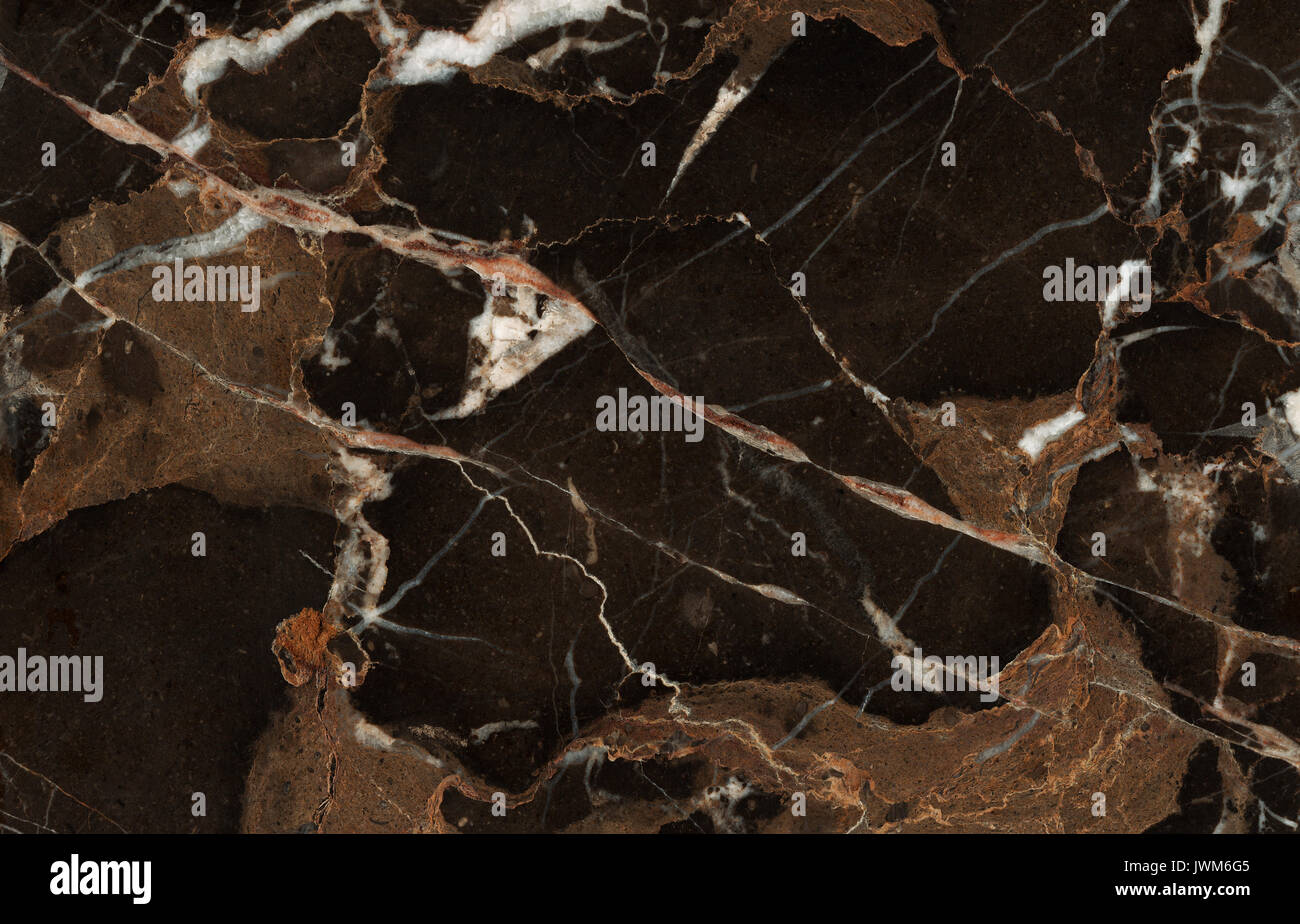 Beautiful brown marble tile with white veins Stock Photo - Alamy