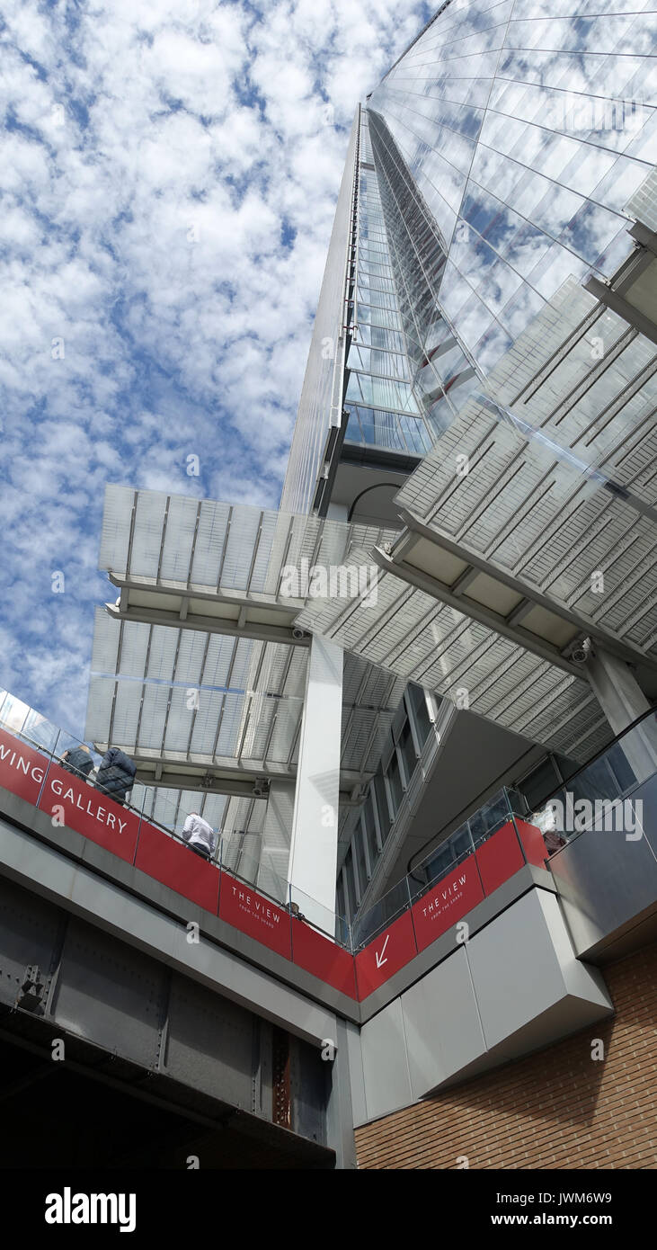 Shard and Viewing platform London England Stock Photo - Alamy