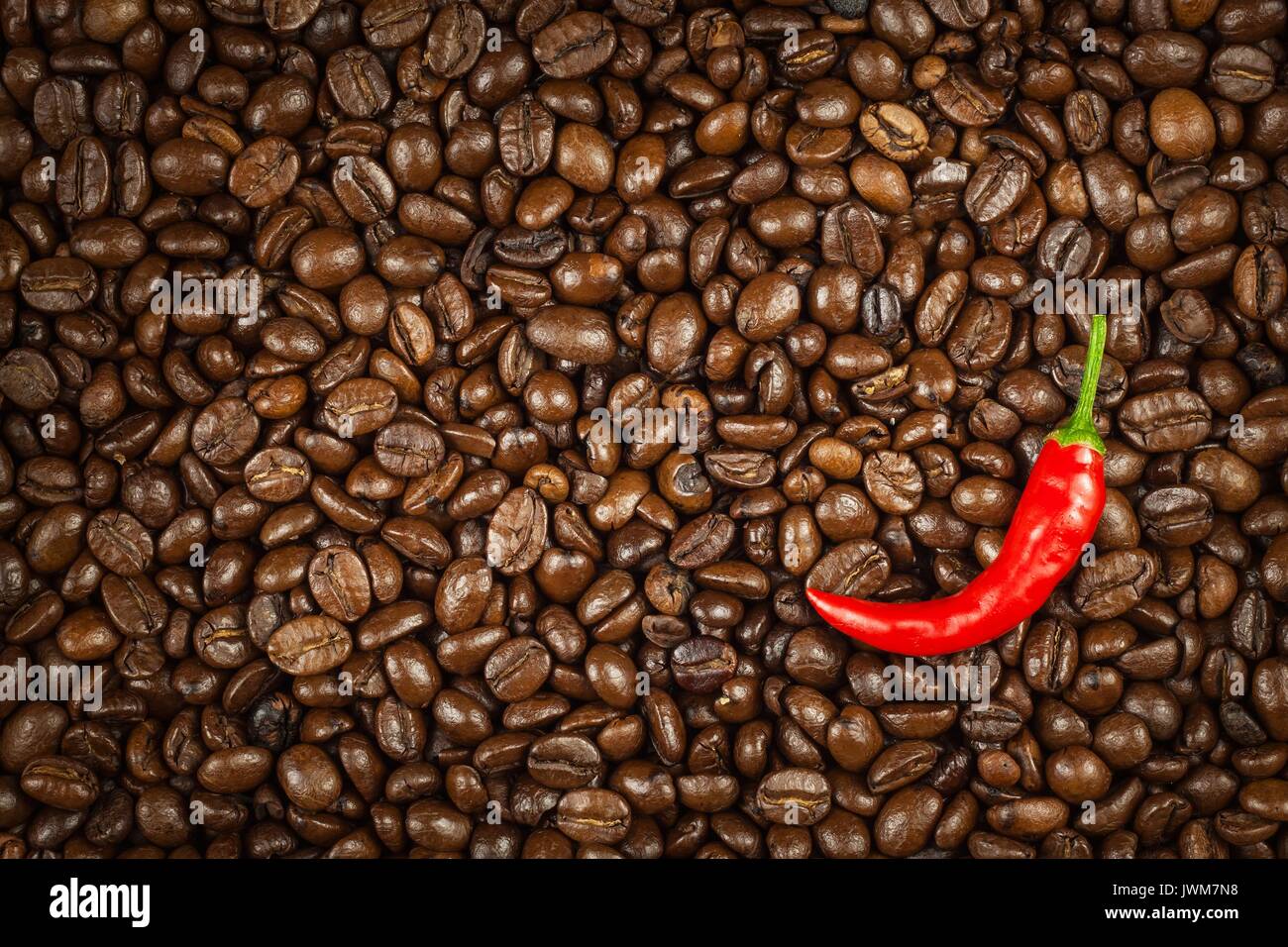 Fresh chili and coffee beans hi-res stock photography and images - Alamy