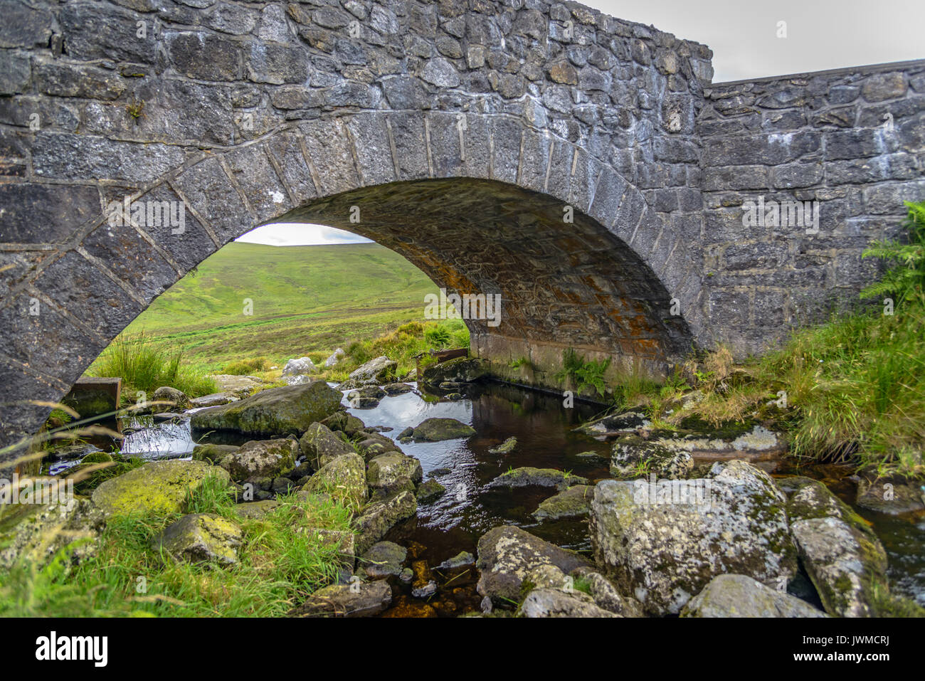 Stone Bridge with River in Southern Ireland Stock Photo - Alamy