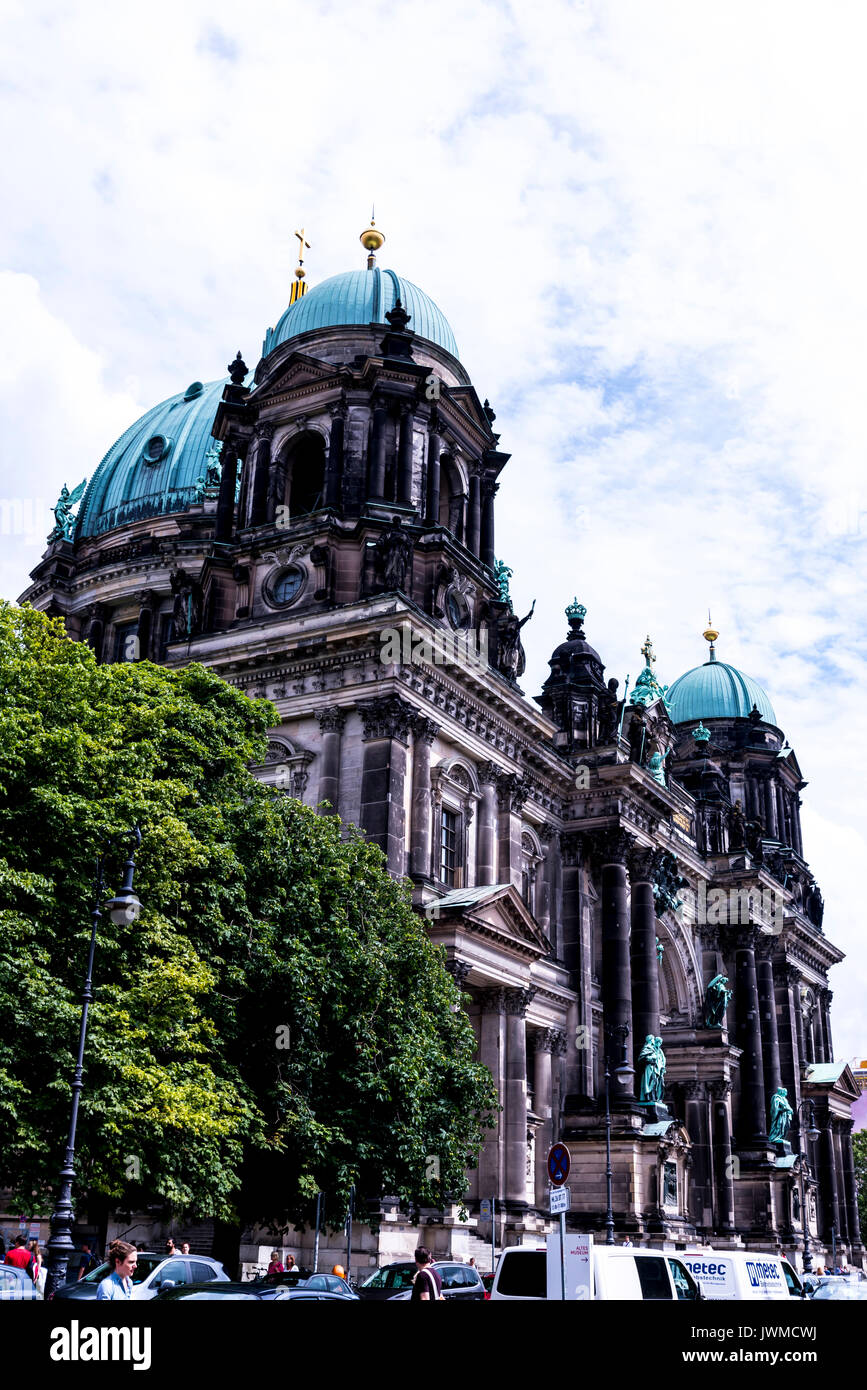 The Deutscher Dom which is the Protestant Cathedral in Berlin Germany ...