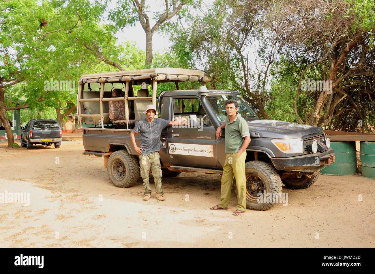 Park Rangers/Guides here at a Sri Lankan National Park Stock Photo - Alamy