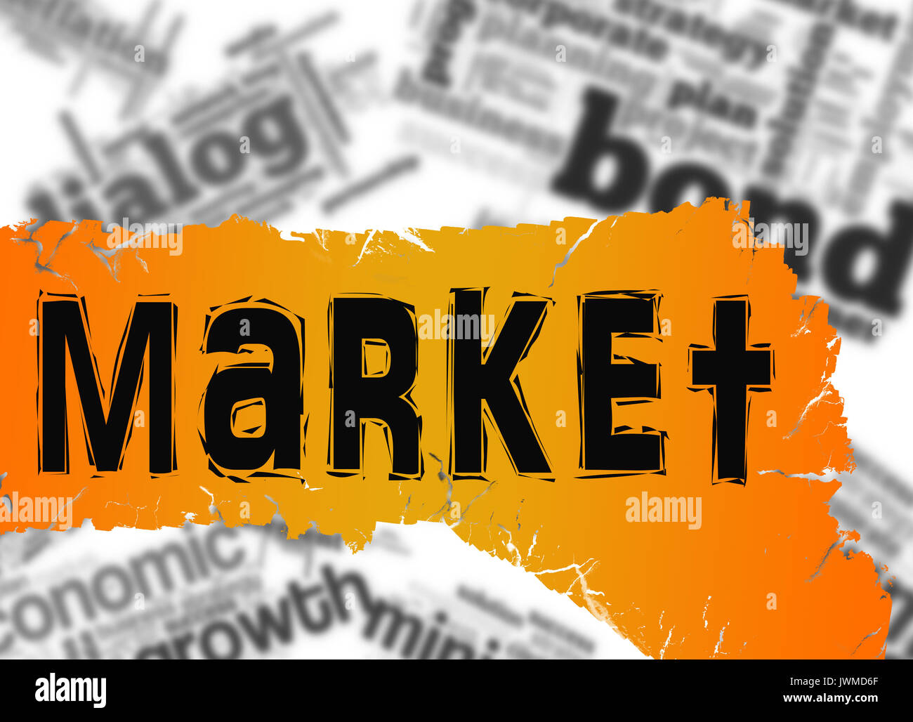 Word cloud with market word image with hi-res rendered artwork that ...