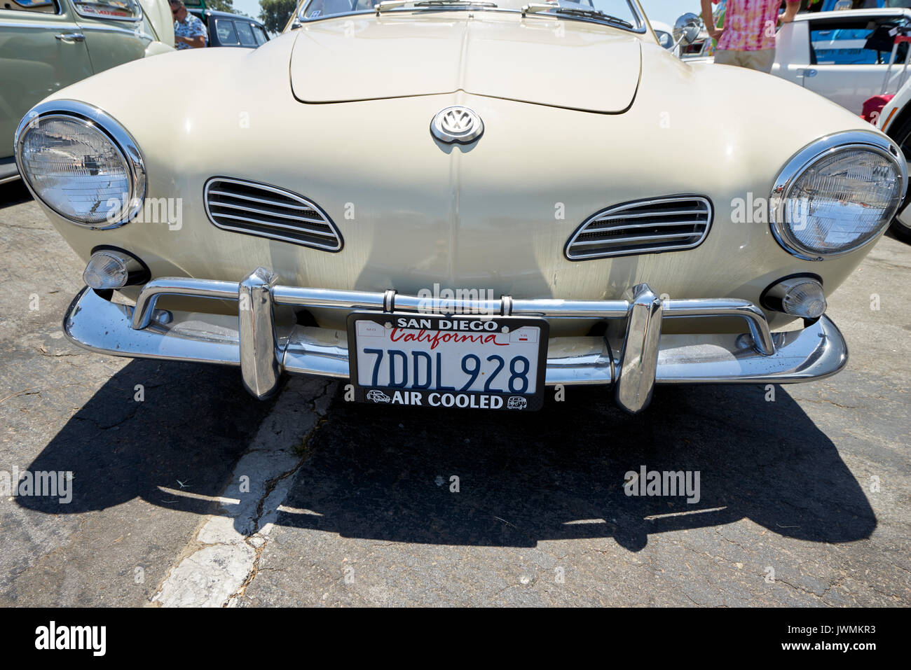 German car enthusiasts gather to socialize and display their vintage ...