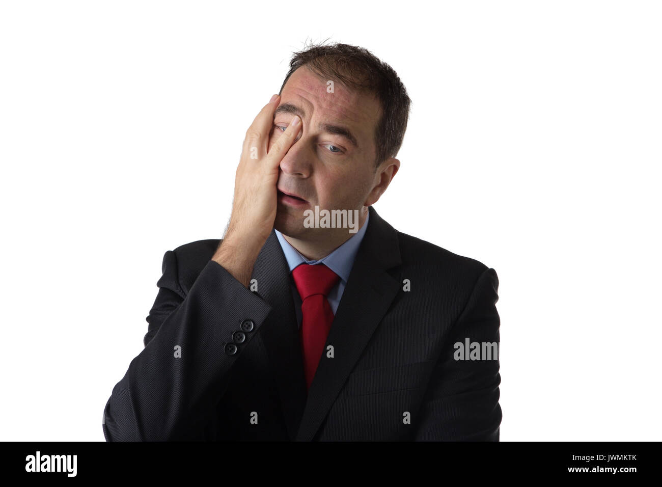 Crisis concept stressed man looking hi-res stock photography and images ...