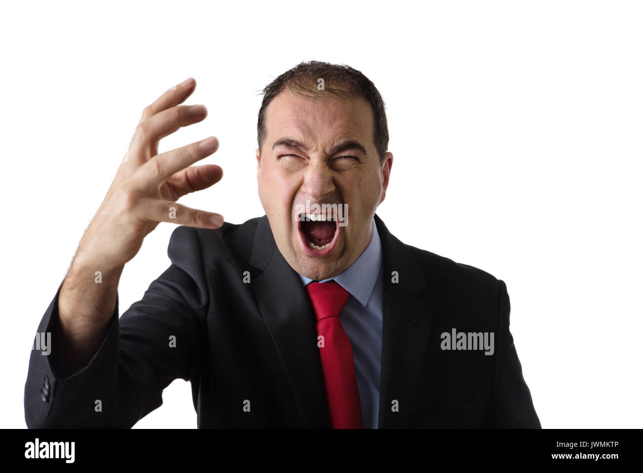 business man very angry and mad Stock Photo - Alamy