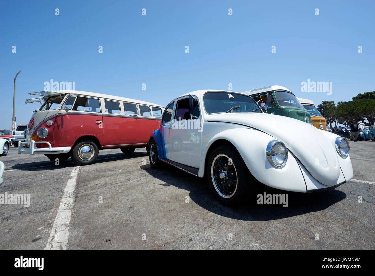 German car enthusiasts gather to socialize and display their vintage ...