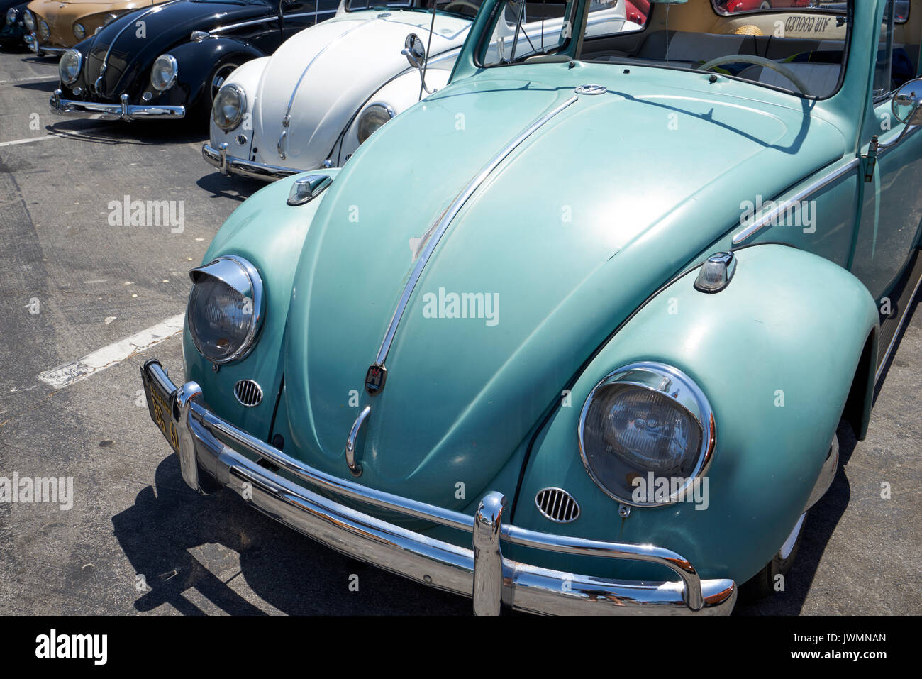 German car enthusiasts gather to socialize and display their vintage ...