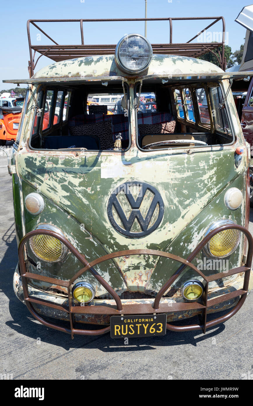 German car enthusiasts gather to socialize and display their vintage ...