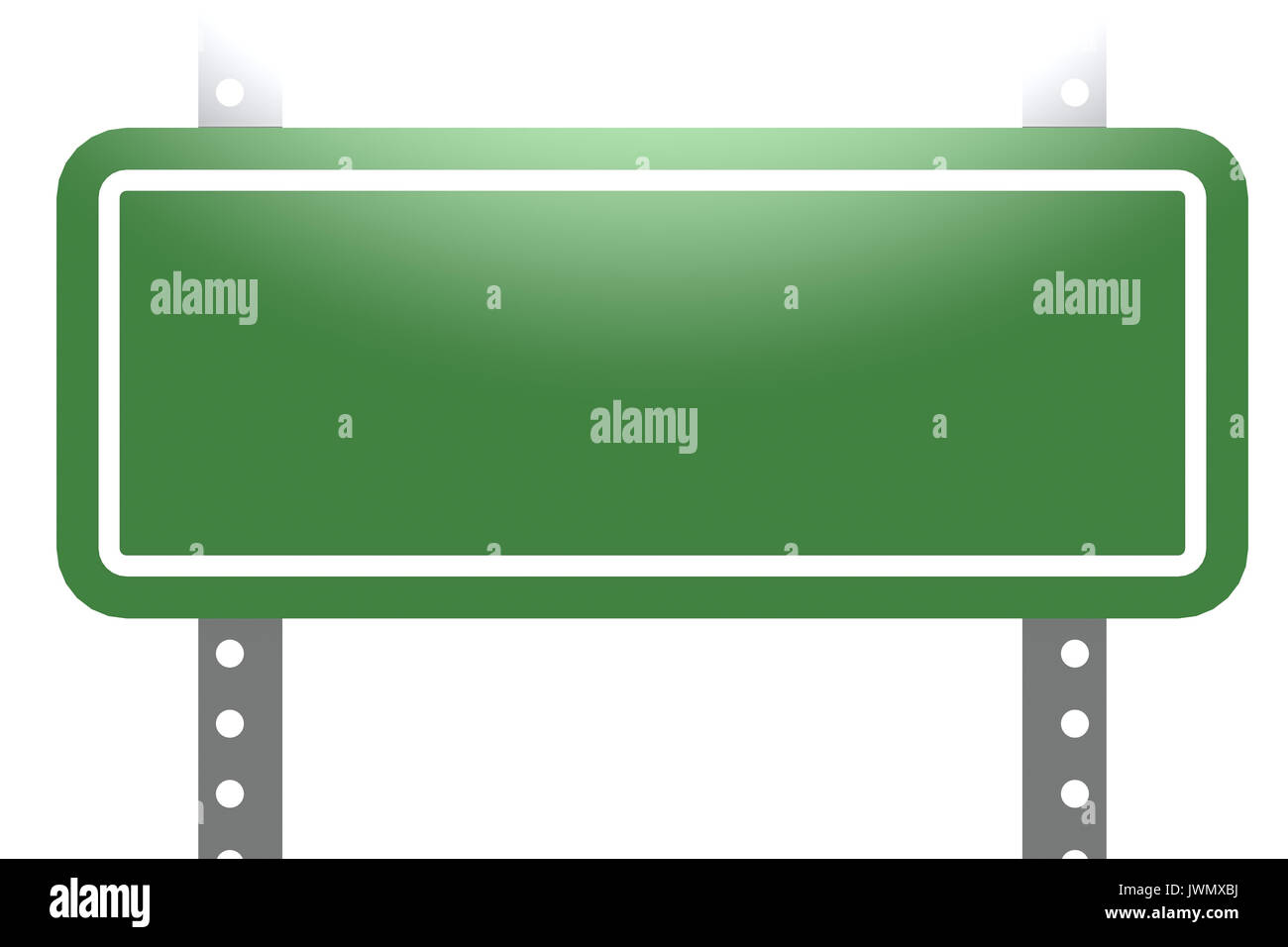 Green sign board isolated image with hi-res rendered artwork that could ...